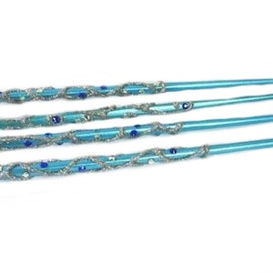 Frozen Blue Magic Wand Ice Princess Wizard Wand Fairy Wand Witches Wand ...