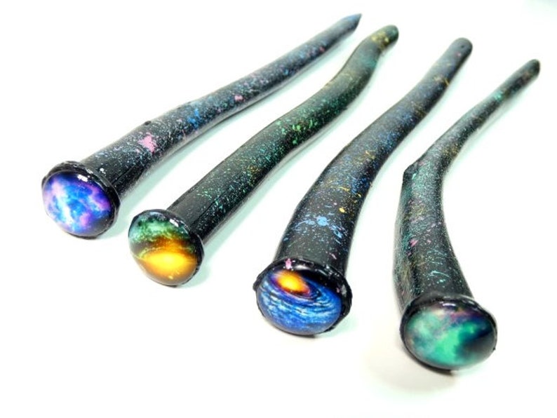 Galaxy Magic Wand Wizard Wand Warlock Wand Witch Wand LARP | Etsy