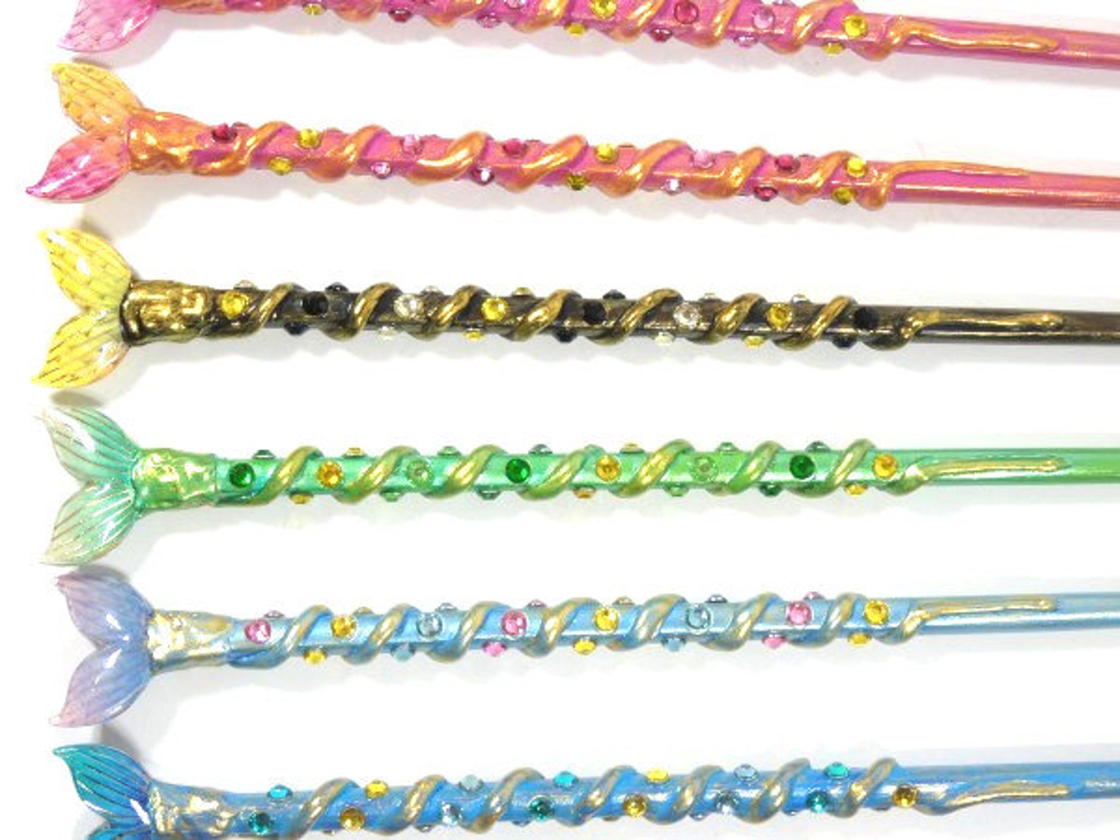 1 Mermaid Magic Wand Mermaid Tail Party Wand Mermaids Magic Wand Wizard ...