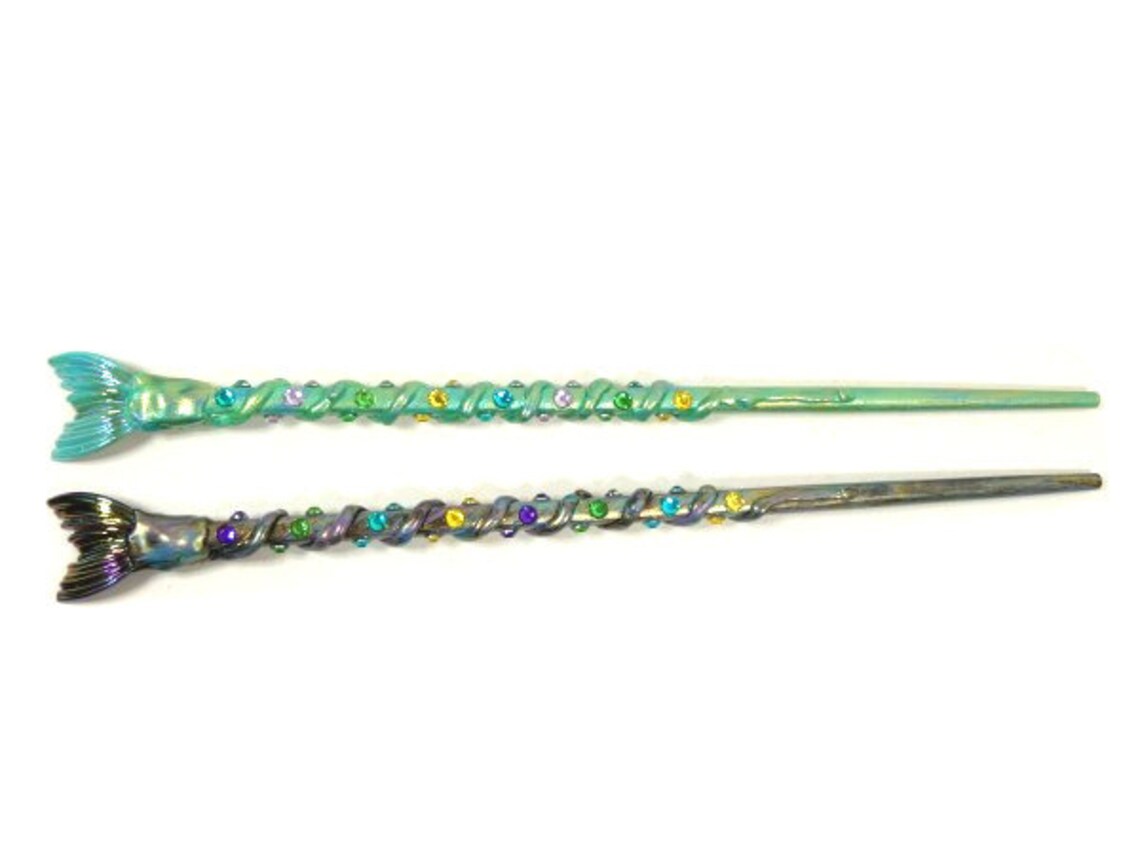 1 Mermaid Wand Mermaids Magic Wand Wizard Wand Fairy Wand Witches Wand ...