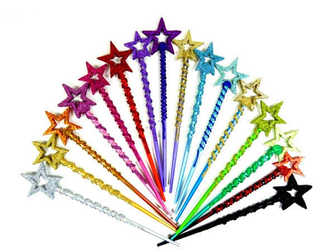 1 Star Wand Fairy Godmother Wand Star Magic Wand Wizard Wand Fairy Wand ...