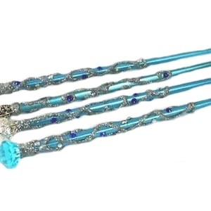 Frozen Blue Magic Wand Ice Princess Wizard Wand Fairy Wand Witches Wand ...