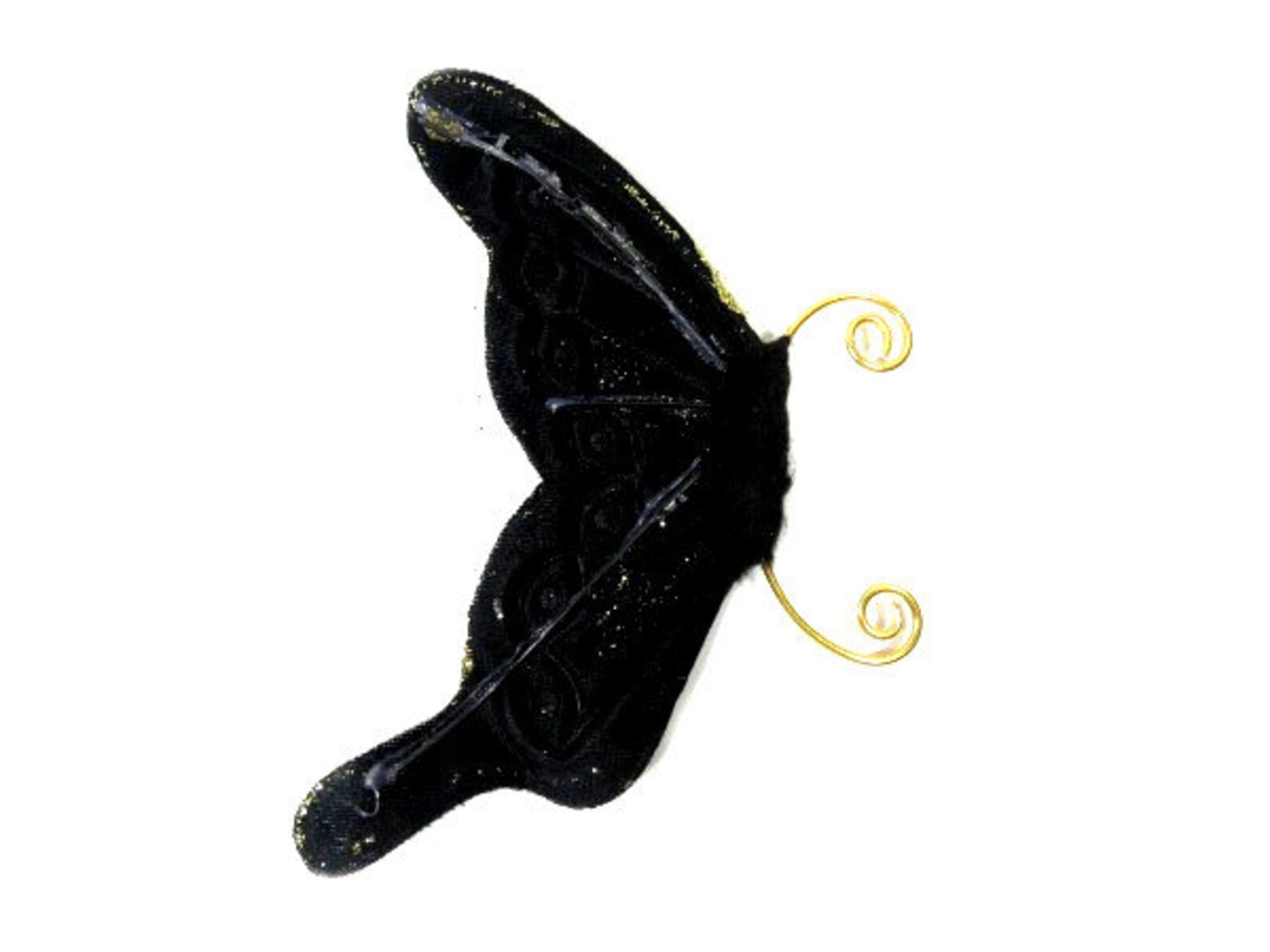 Black Gold Ear Cuffs Earwing Ear Wing Ear Wings Earwings Earcuffs Fairy ...