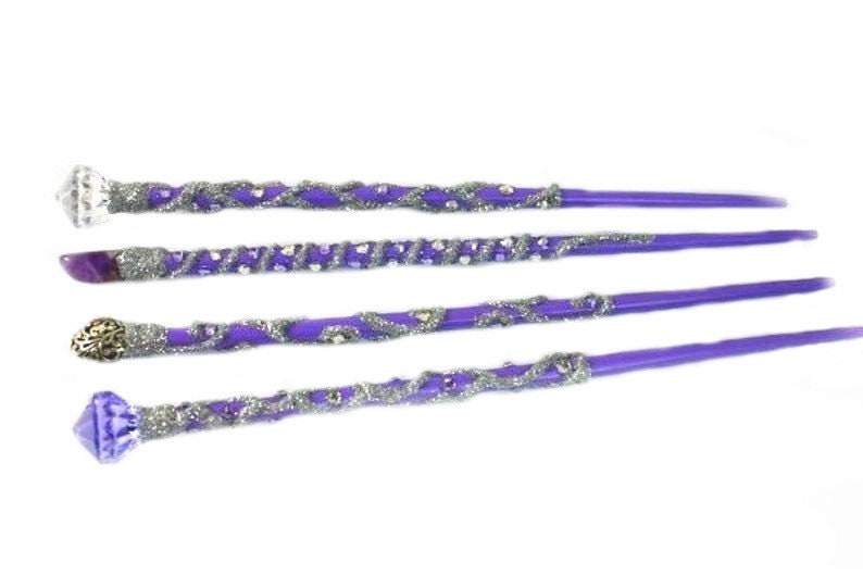 Purple Magic Wand Magic Wand Wizard Wand Fairy Wand Witches Wand ...