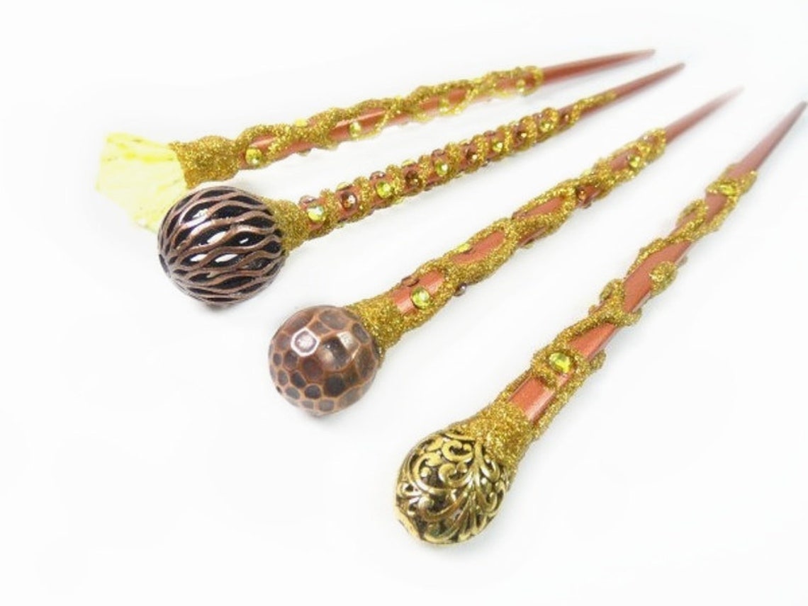 Steampunk Wand Copper Magic Wand Wizard Wand Fairy Wand Witches Wand ...