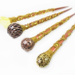 Steampunk Wand Copper Magic Wand Wizard Wand Fairy Wand Witches Wand ...