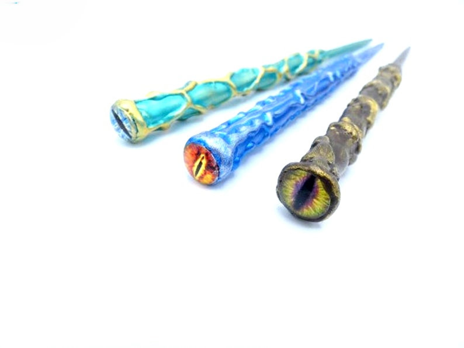 Dragon Wand Warlock Magic Wand LARP Magic Wand Wizard Wand Fairy Wand ...