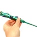 Green Dragon Wand Metallic Green Magic Wand Warlock Wand LARP Magic ...