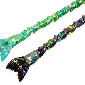 1 Mermaid Wand Mermaids Magic Wand Wizard Wand Fairy Wand Witches Wand ...
