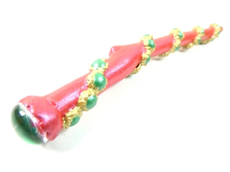 Red Dragon Wand Metallic Red Magic Wand Fairy Wand Warlock - Etsy UK