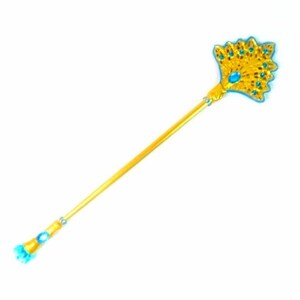 Turquoise and Gold Magic Wand 13.5 Inch Unique Magic Wand Warlock Wand ...
