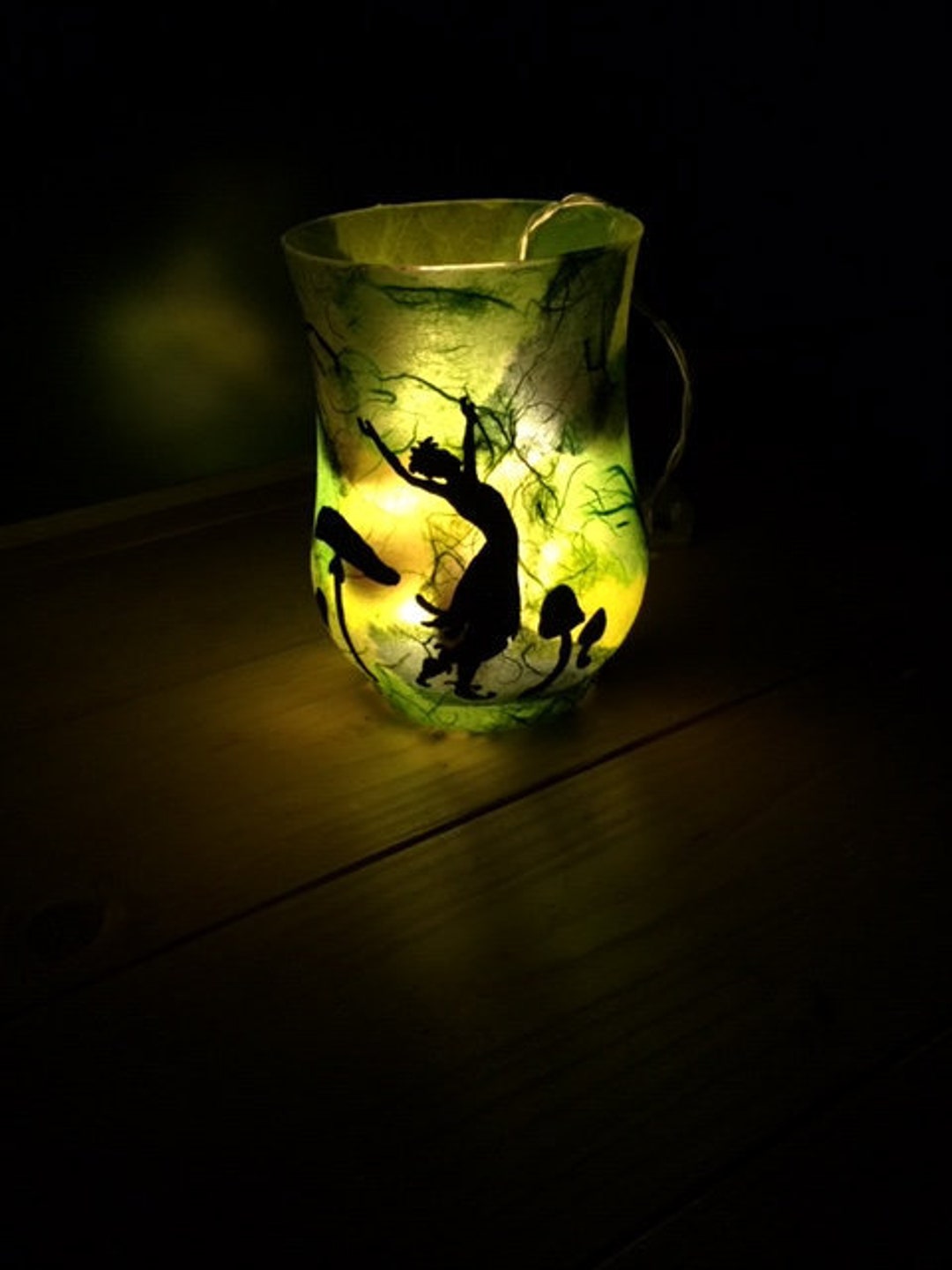 Fairy Night Light Fairy Silhouette Candle Holder Fairy Light - Etsy