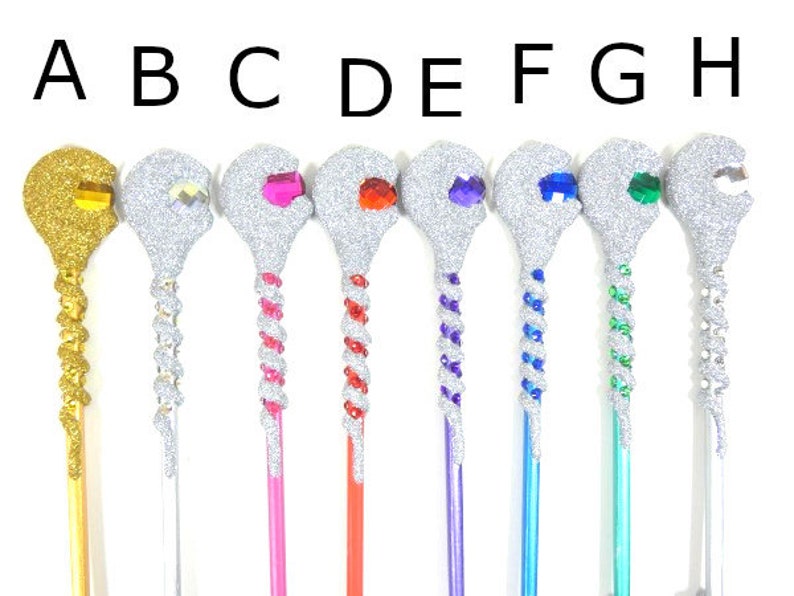 Moon Glitter Magic Wands Crystal Wands Warlock Wand Fairy Wand - Etsy