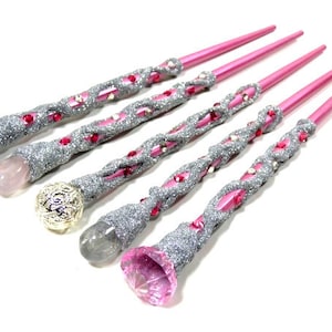 Pink Magic Wands Wizard Wand Fairy Wand Witches Wand Steampunk Wand ...