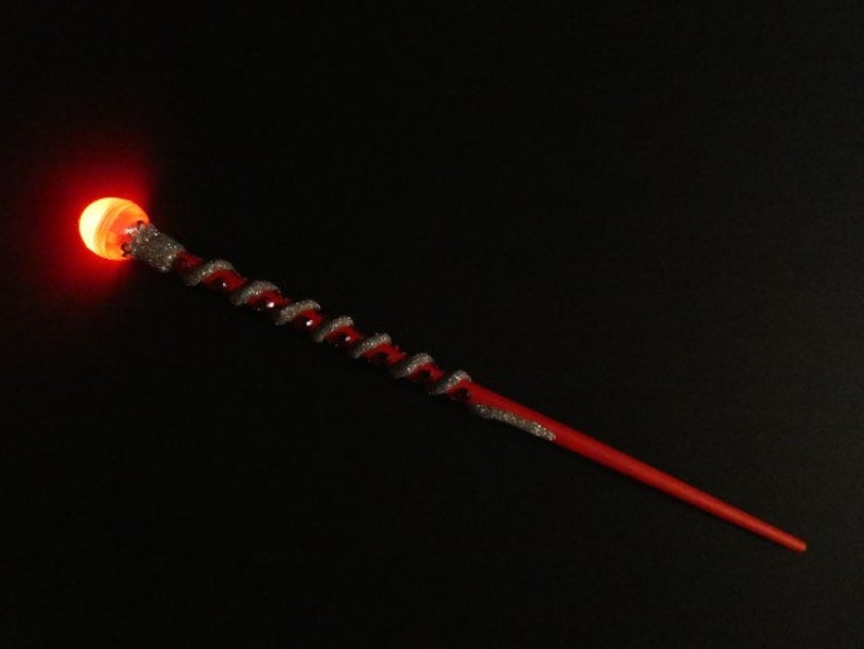 Light Up Magic Wand Magic Wand 7 Colors With A Light 10.4 | Etsy