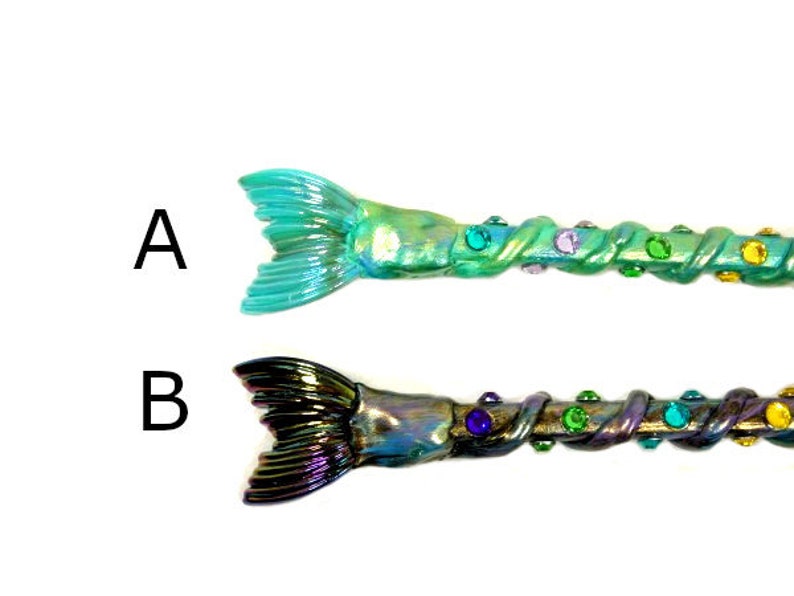 1 Mermaid Wand Mermaids Magic Wand Wizard Wand Fairy Wand Witches Wand ...