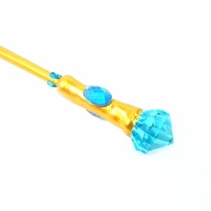 Turquoise and Gold Magic Wand 13.5 Inch Unique Magic Wand Warlock Wand ...