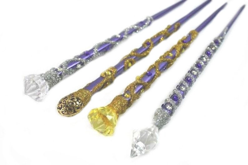 Metallic Purple Wand Magic Wand Wizard Wand Fairy Wand Witches | Etsy
