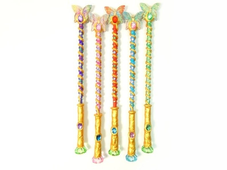 Butterfly Wands Elven Wands Magic Wands Wizard Wands Fairy - Etsy