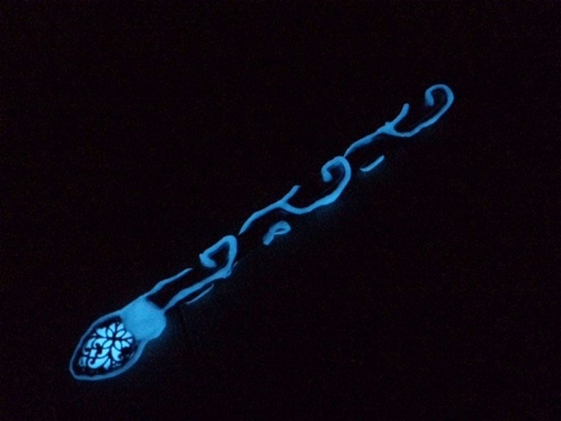 Blue Glow In The Dark Magic Wand Glowing Wand Fairy Wand | Etsy