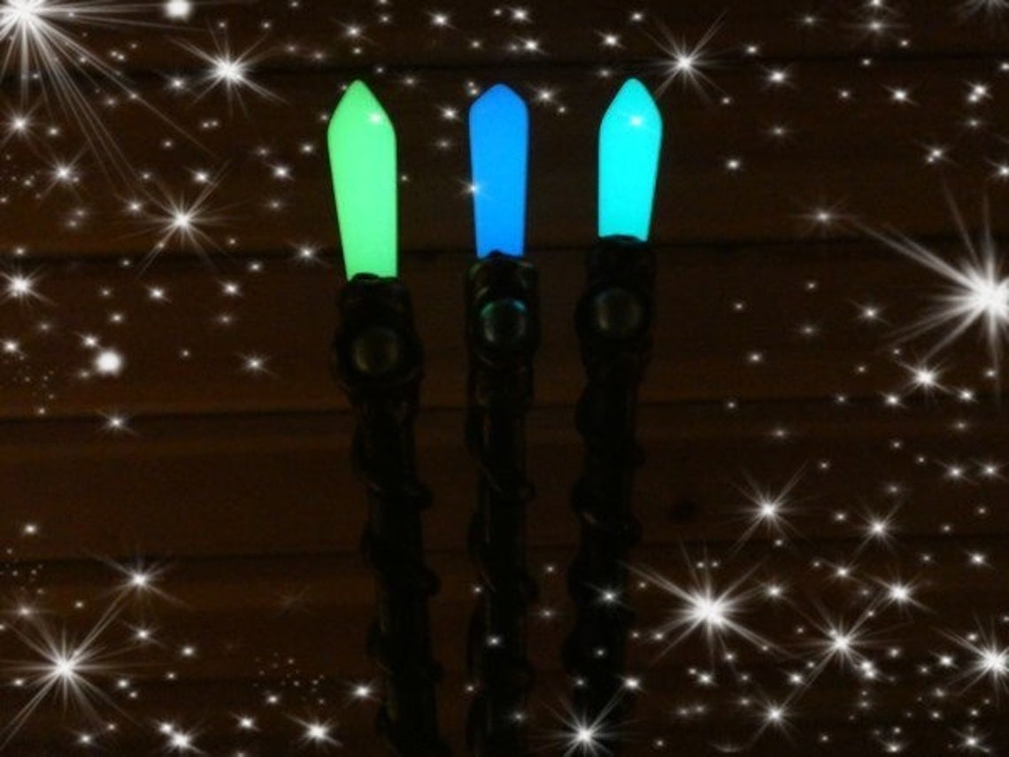 Glow in the Dark Wands 11 Inches Glowing Magic Wand Glowing Wand Fairy ...