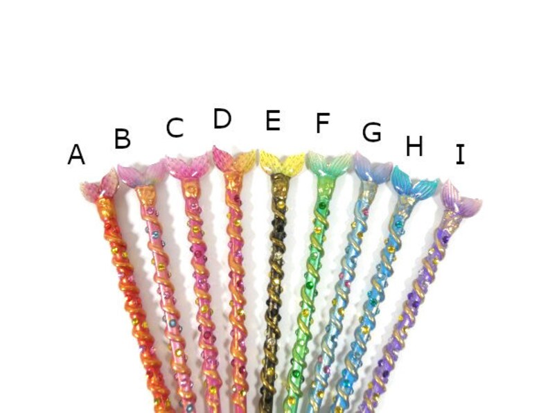 1 Mermaid Magic Wand Mermaid Tail Party Wand Mermaids Magic Wand Wizard ...