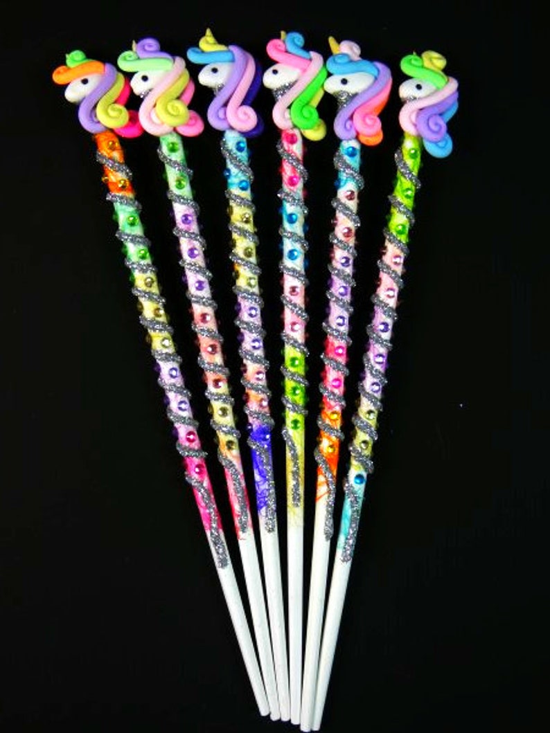 Unicorn Magic Wand Rainbow Unicorn Wand Magic Wand Wizard Wand | Etsy