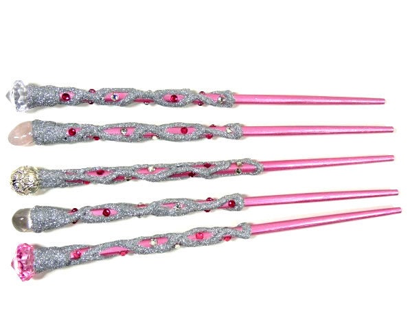 Pink Magic Wands Wizard Wand Fairy Wand Witches Wand Steampunk - Etsy