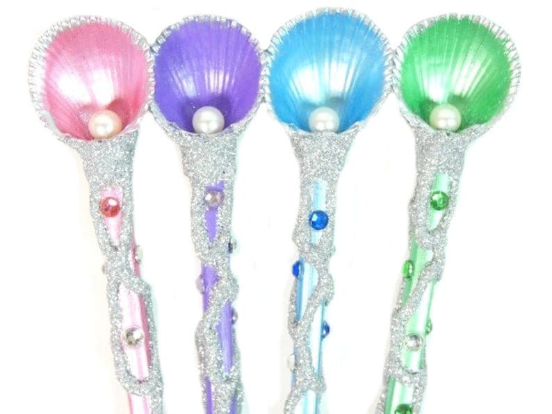 Mermaid Party Wand Mermaids Magic Wand Wizard Wand Fairy Wand - Etsy