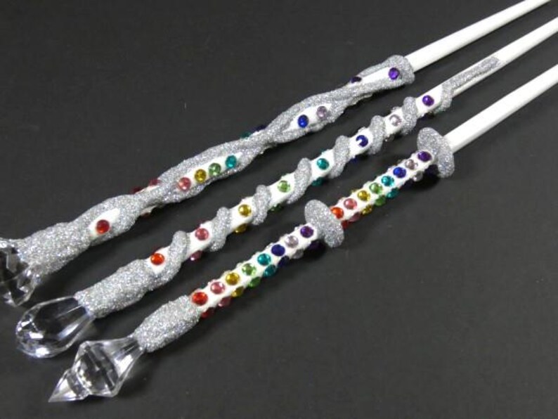 Rainbow Magic Wand Wizard Wand Fairy Wand Witches Wand Steampunk Wand ...