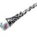 Ruby in Fuchsite Crystal Magic Wand 11.5 Inches Black Silver - Etsy