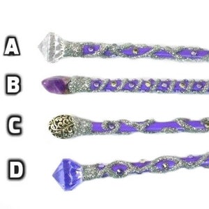 Purple Magic Wand Magic Wand Wizard Wand Fairy Wand Witches Wand ...