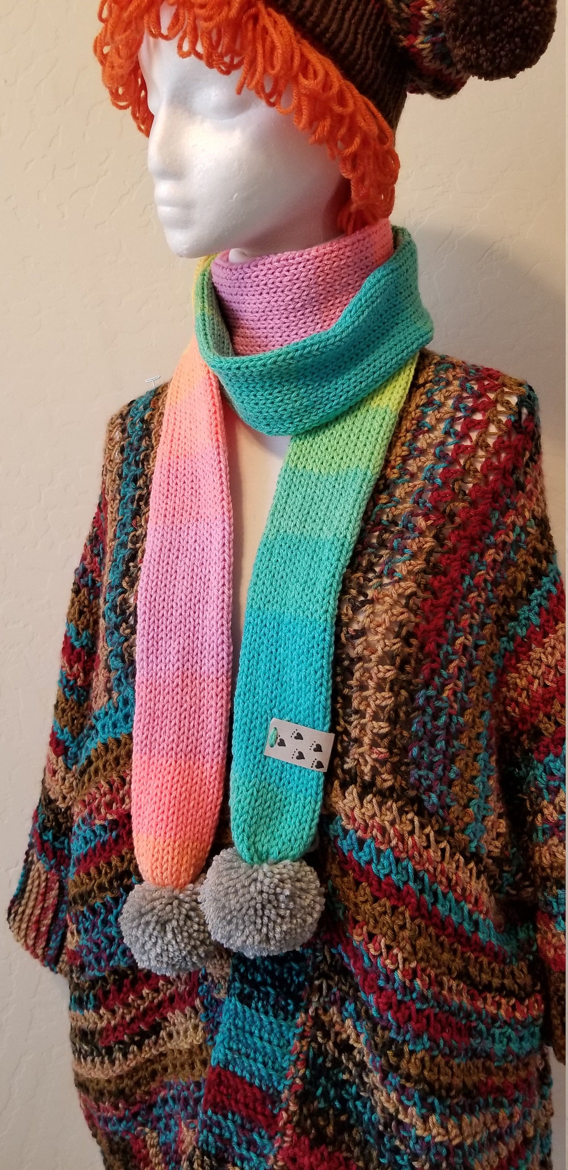 Rainbow Bridge Memory Scarf | Etsy
