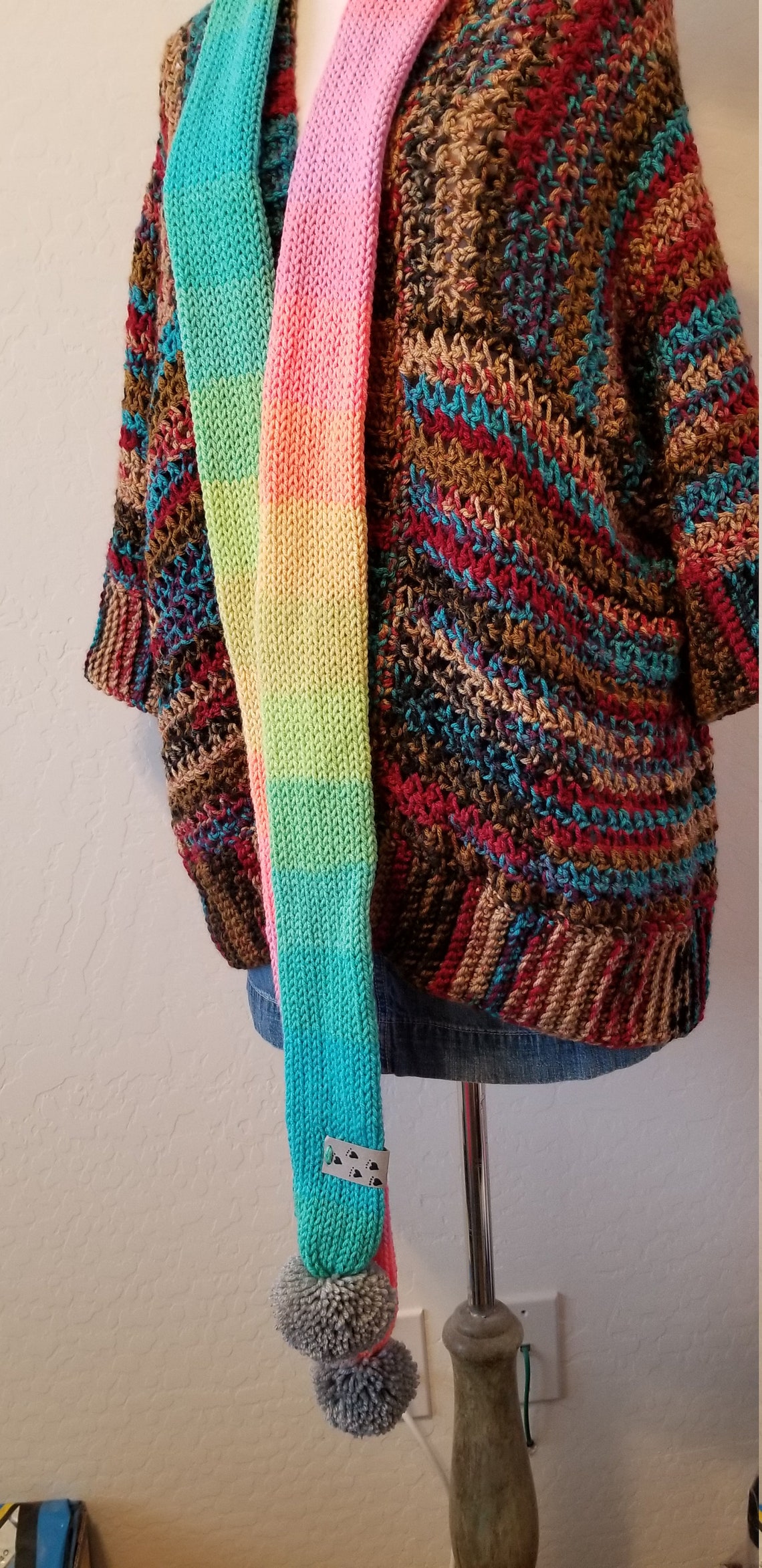Rainbow Bridge Memory Scarf - Etsy