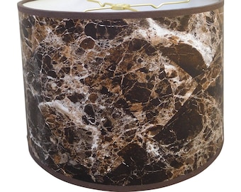 Dark Brown Lamp Shade - Etsy