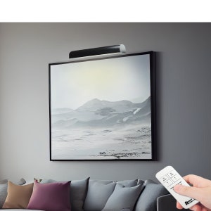 Premium Cordless LED Dimmable Remote Control Picture Light, Multiple ...