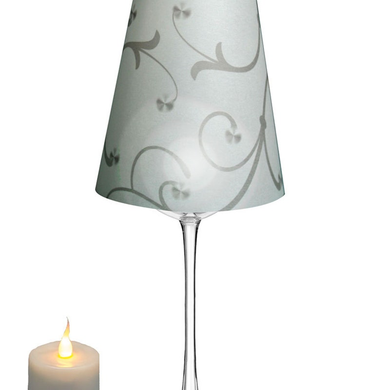 Flower Glass Lamp Shade Set - Etsy