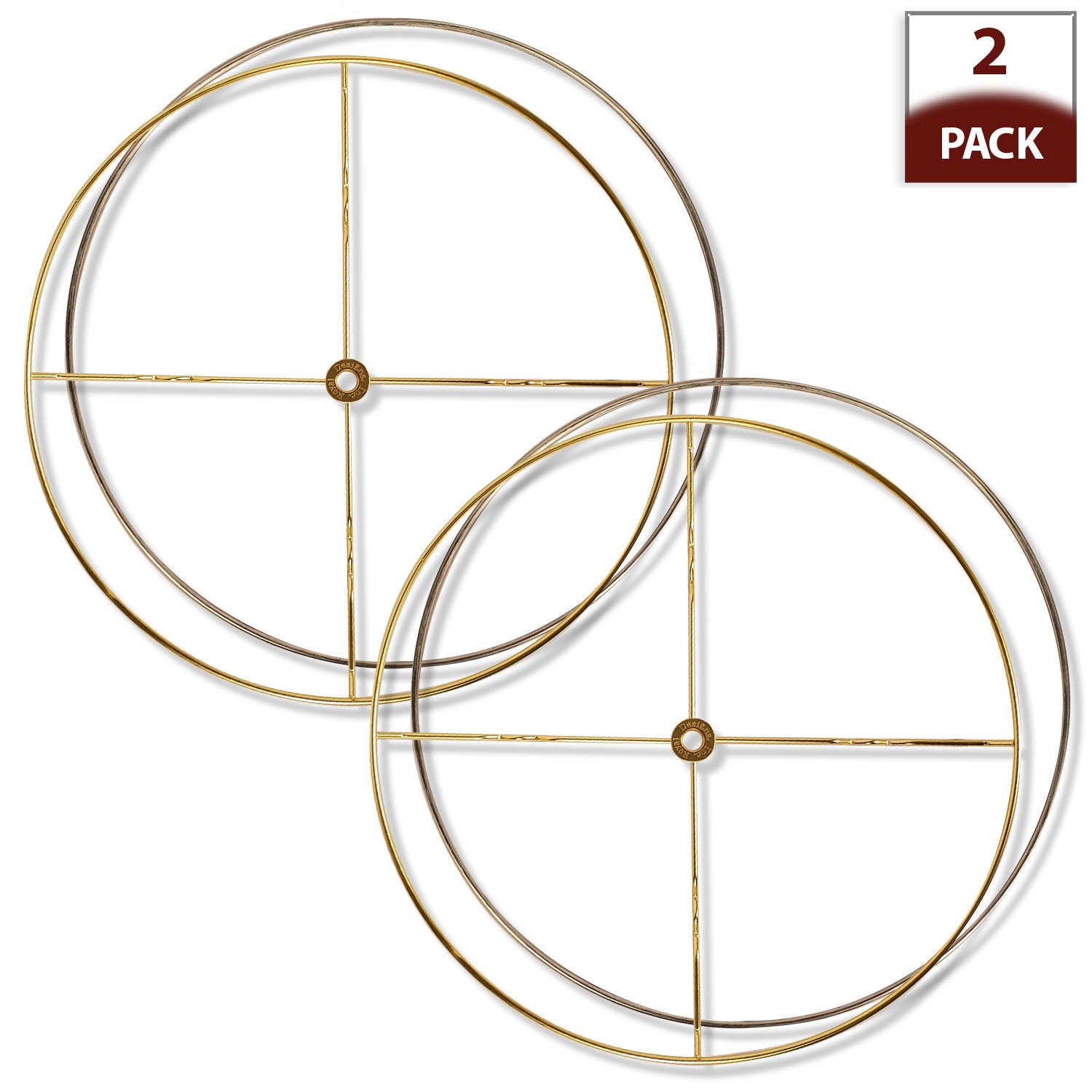 Royal Designs, Inc. Metal Ring Set for DIY Drum Lamp Shade - US Style ...