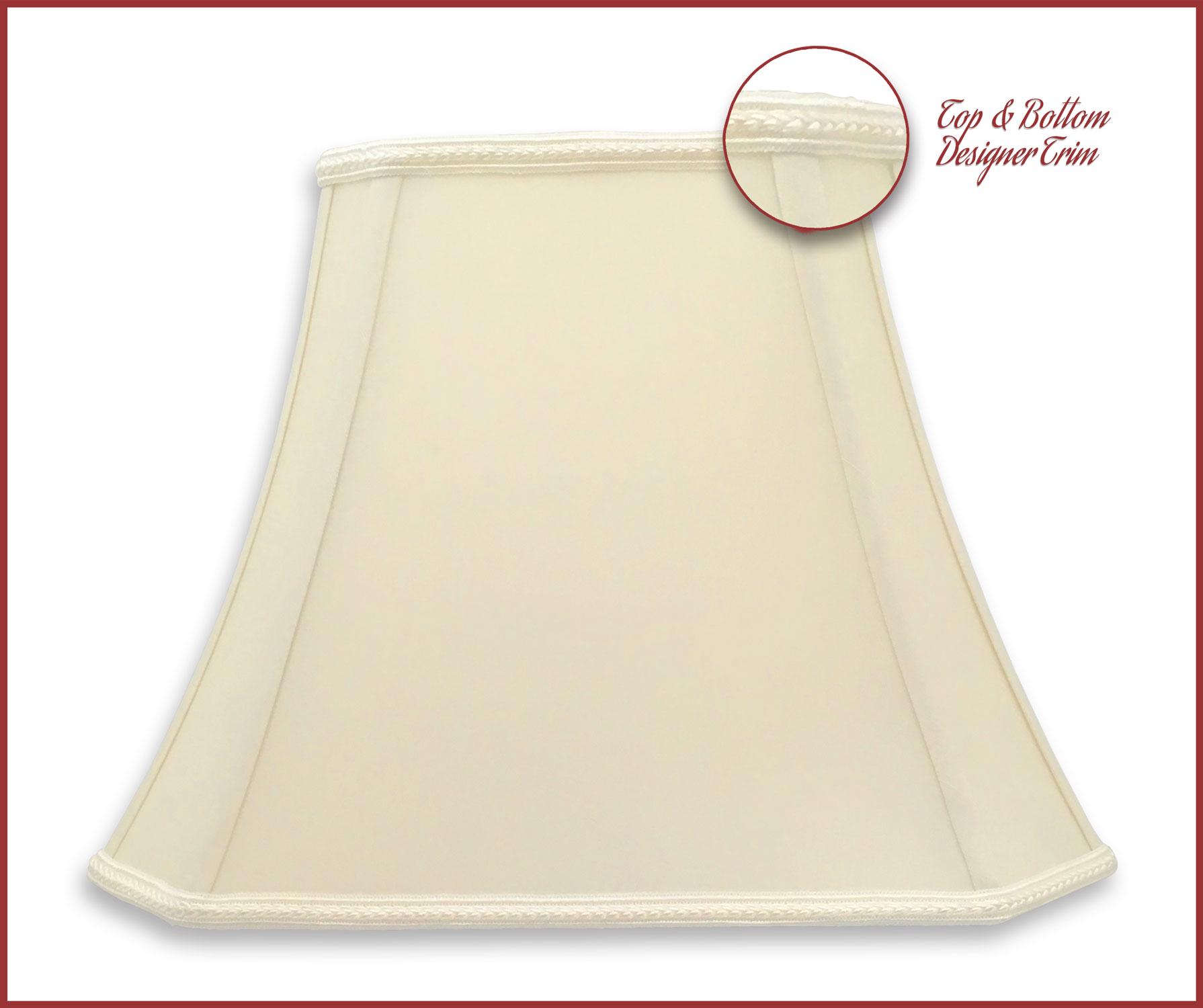 Royal Designs, Inc. Rectangle Cut Corner Bell Designer Lamp Shade - Etsy