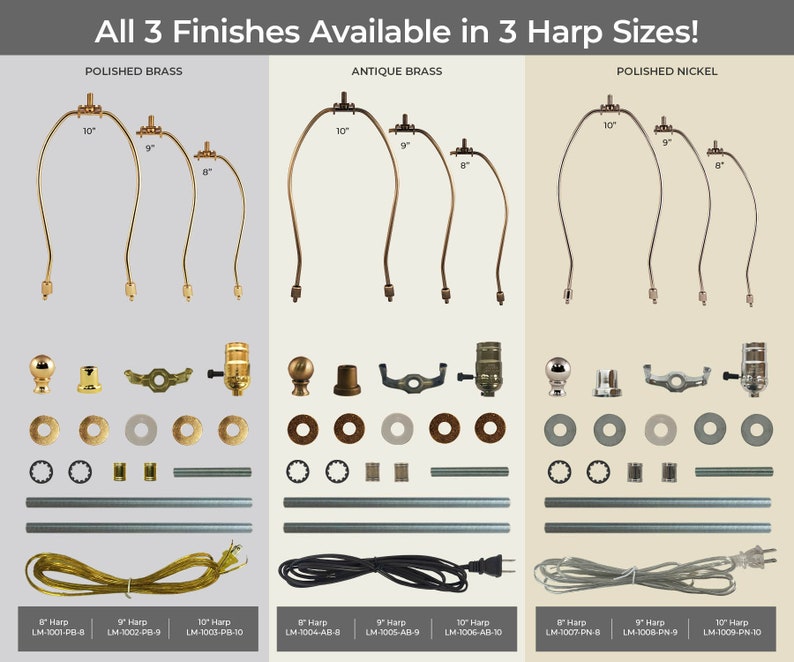 Royal Designs, Inc. DIY Lamp Making Kit - Antique Brass - Etsy