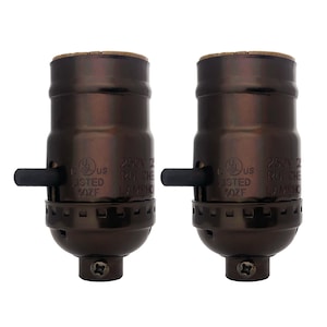 Royal Designs, Inc. Push Through Lamp Socket for Incandescent or LED ...