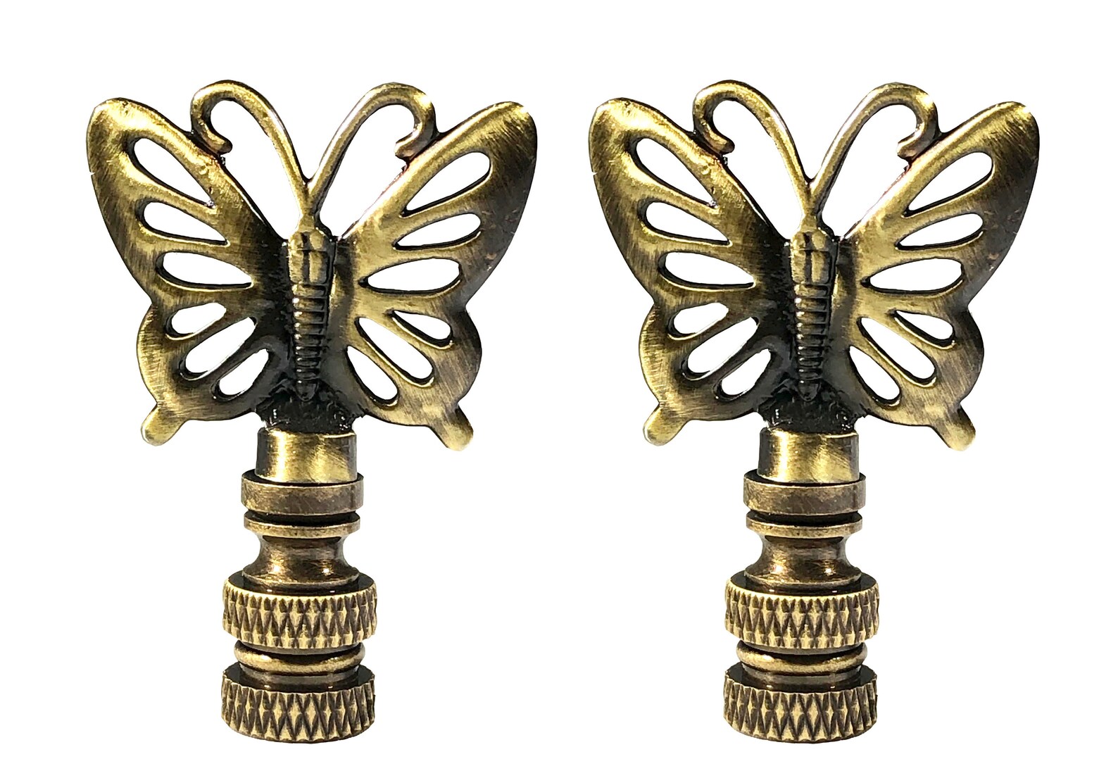 Royal Designs, Inc. Decorative Butterfly Lamp Finial, Antique Brass - Etsy