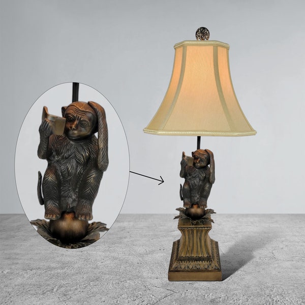 Monkey Lamp - Etsy