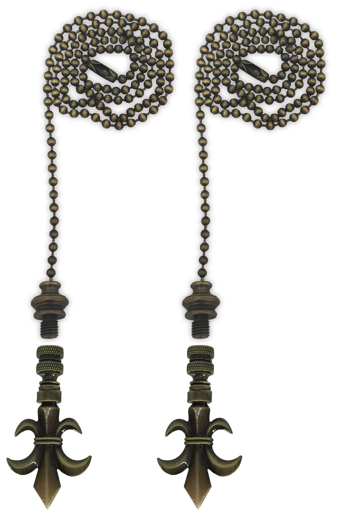 Royal Designs Inc. Fan Pull Chain With Fleur De Lis Finial - Etsy