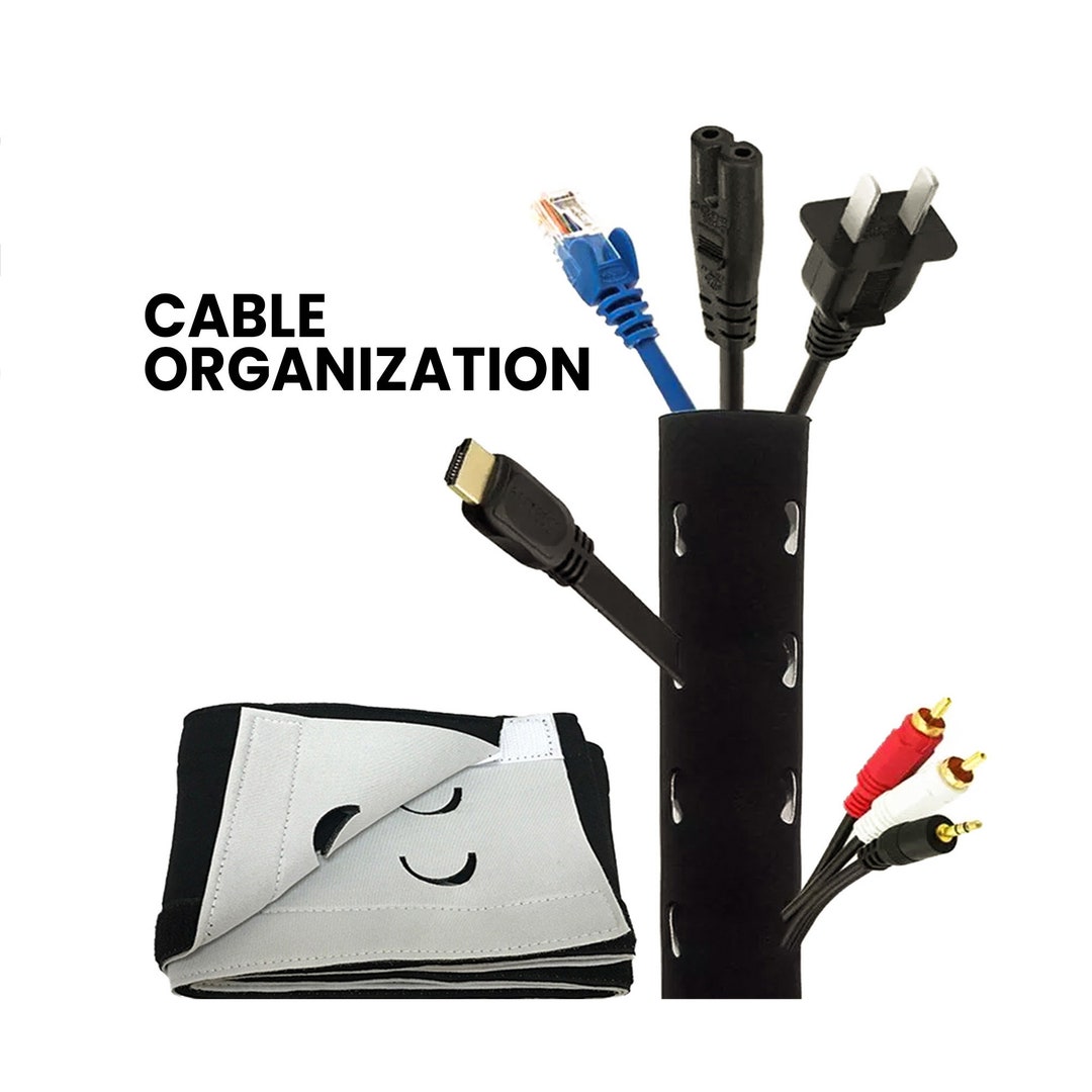 Adjustable Neoprene Cable Management Sleeve, Multiple Colors - Etsy