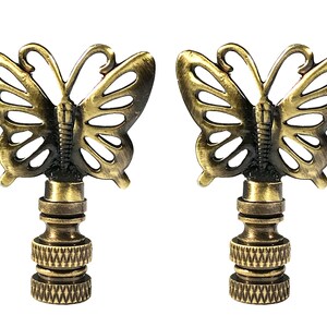 Royal Designs, Inc. Decorative Butterfly Lamp Finial, Antique Brass - Etsy