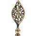 Royal Designs, Inc. Decorative Leaf Lamp Finial, Antique Brass - Etsy