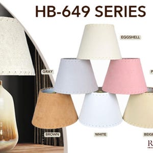 Suede Empire Lampshadses With Whipstitch Laced Trim in 6 Colors - Etsy