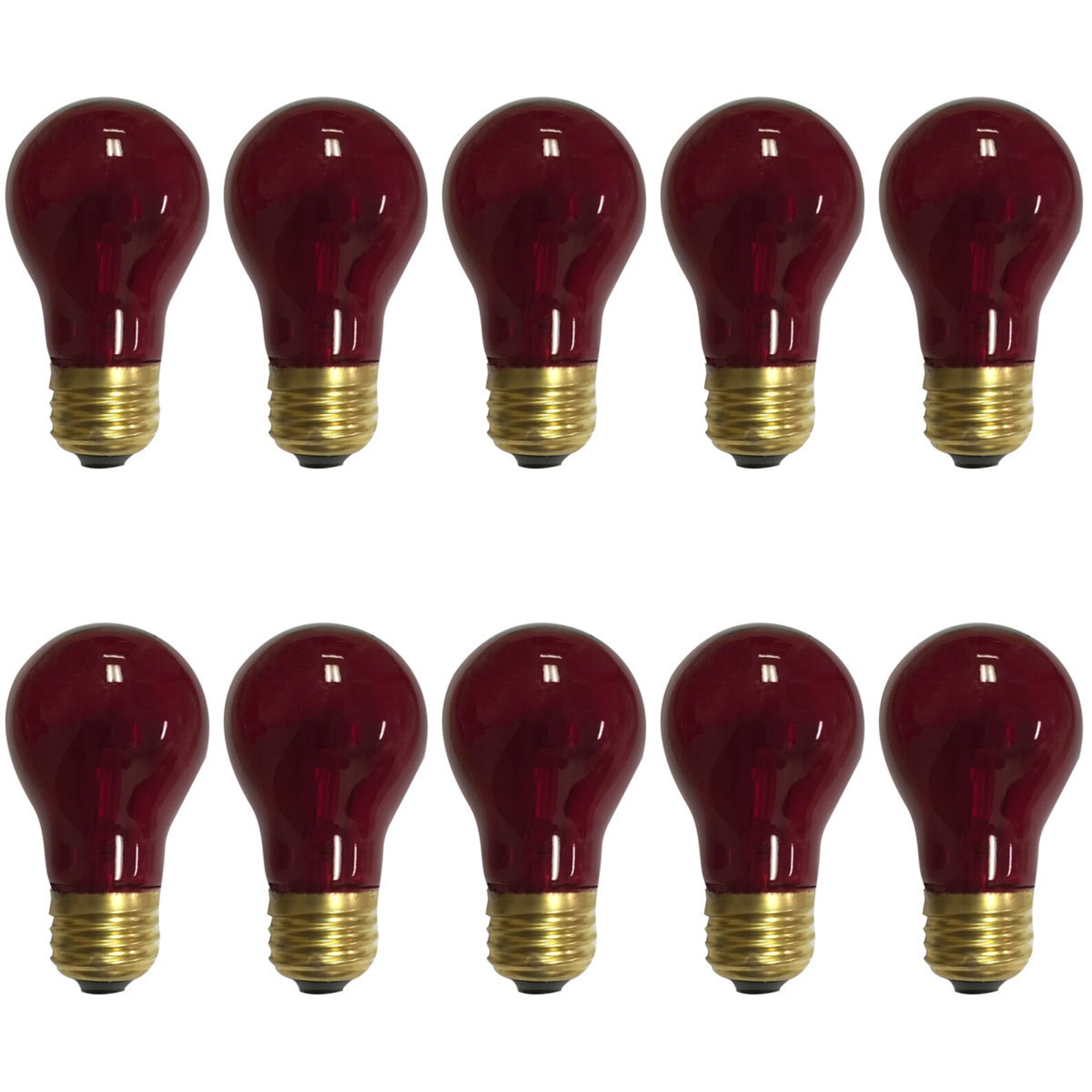 Royal Designs, Inc. Long Life Decorative 15-watt A-15 130V Red Light ...