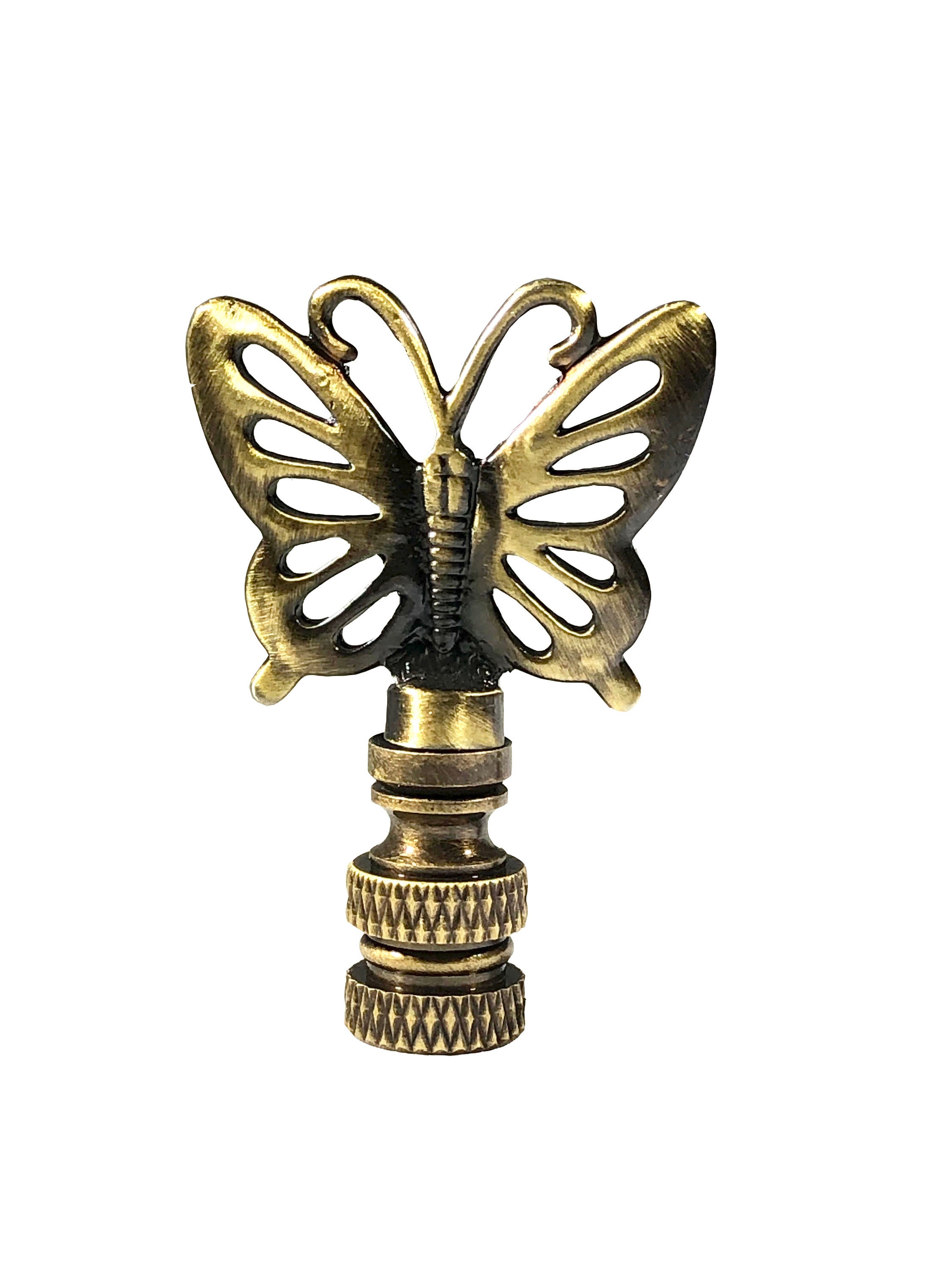 Royal Designs, Inc. Decorative Butterfly Lamp Finial, Antique Brass - Etsy